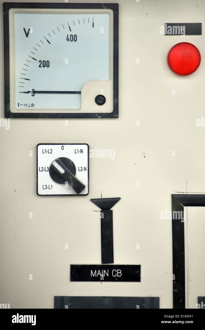 Electric control system in an office building Stock Photo - Alamy