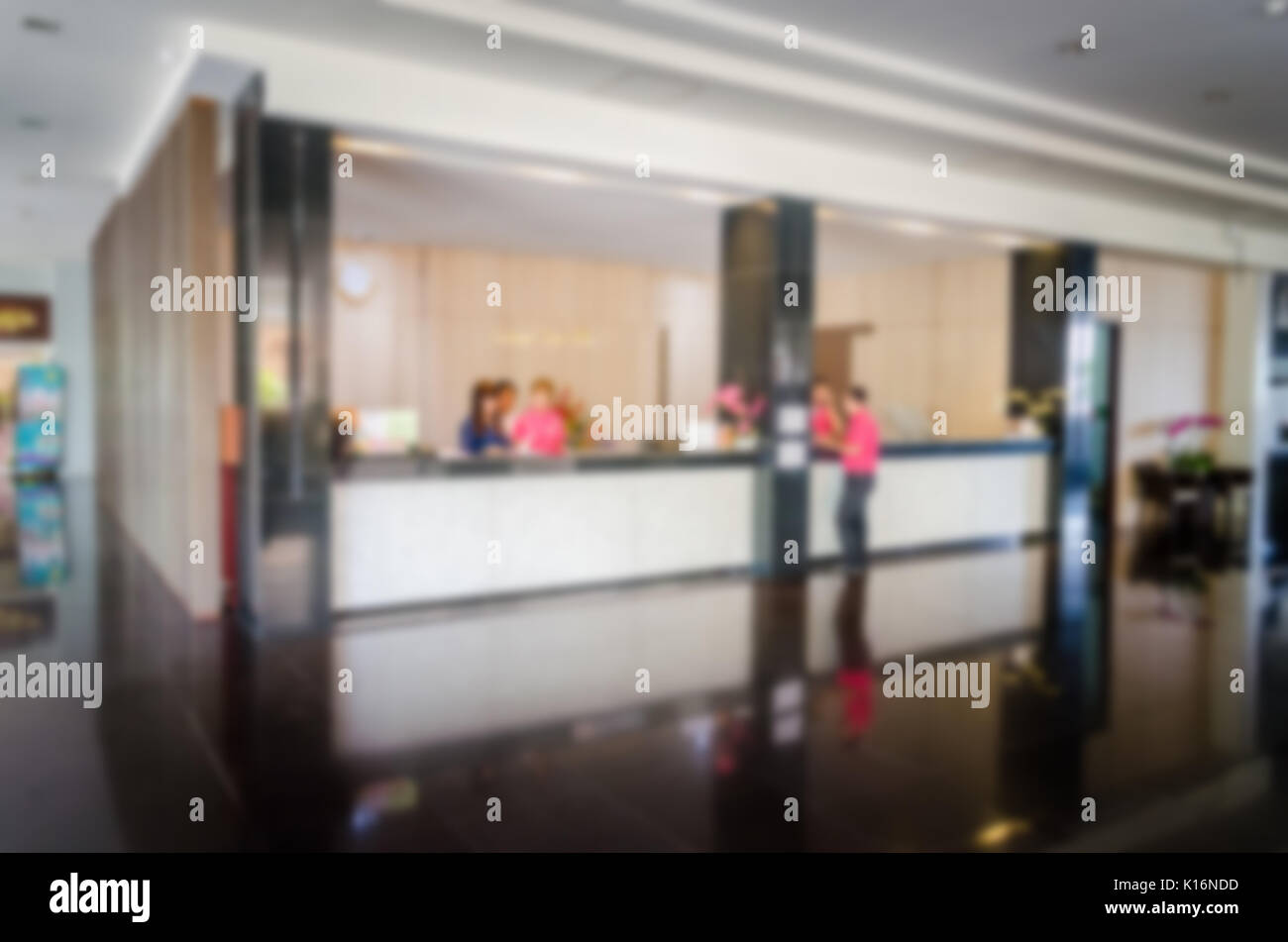 Abstract luxury blur hotel interior for background Stock Photo - Alamy