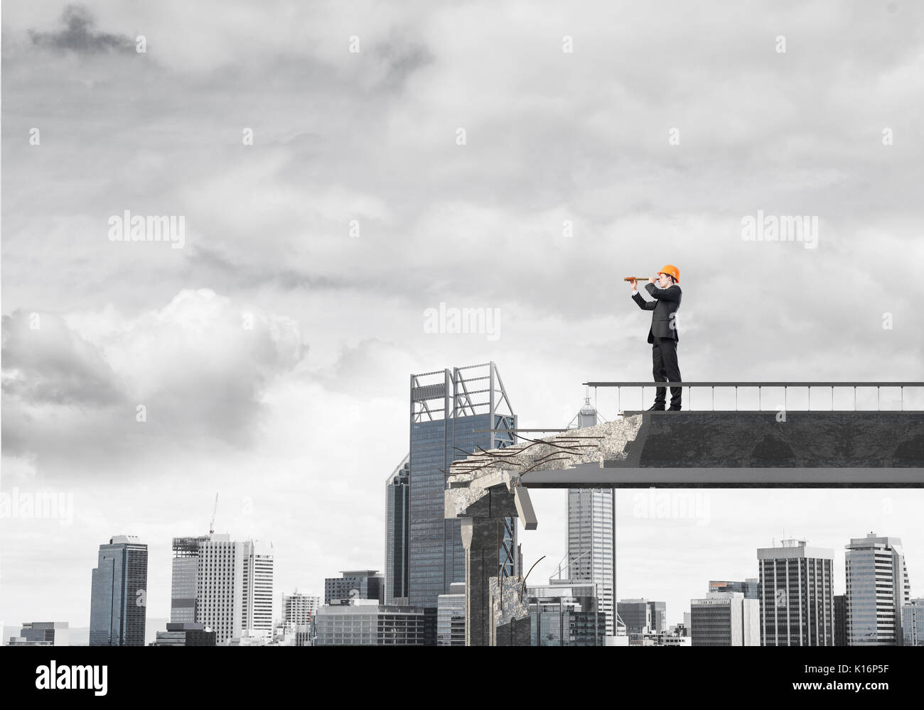 Looking up for new ways of problems solution Stock Photo - Alamy