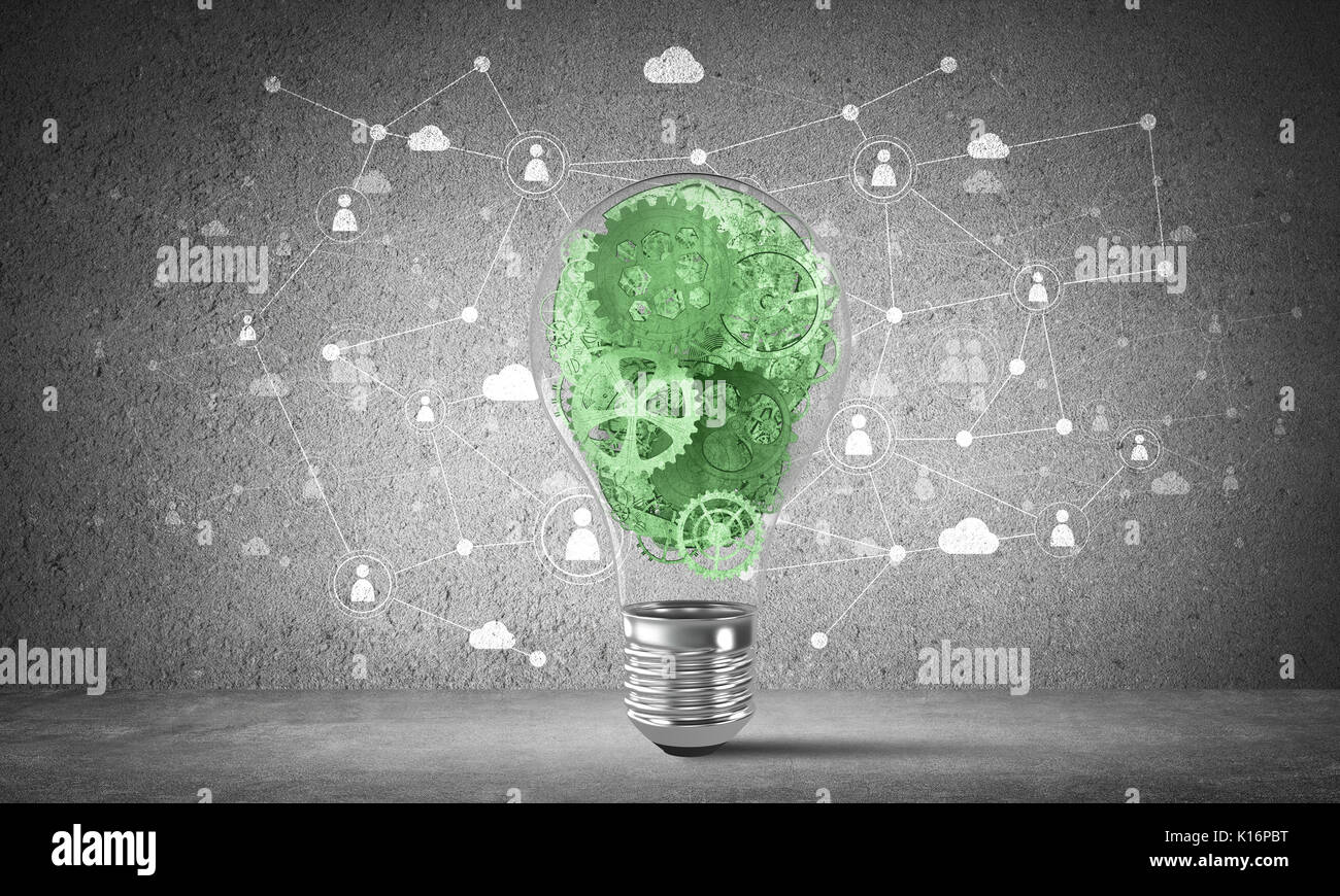 Concept of lightbulb as symbol of new idea Stock Photo - Alamy