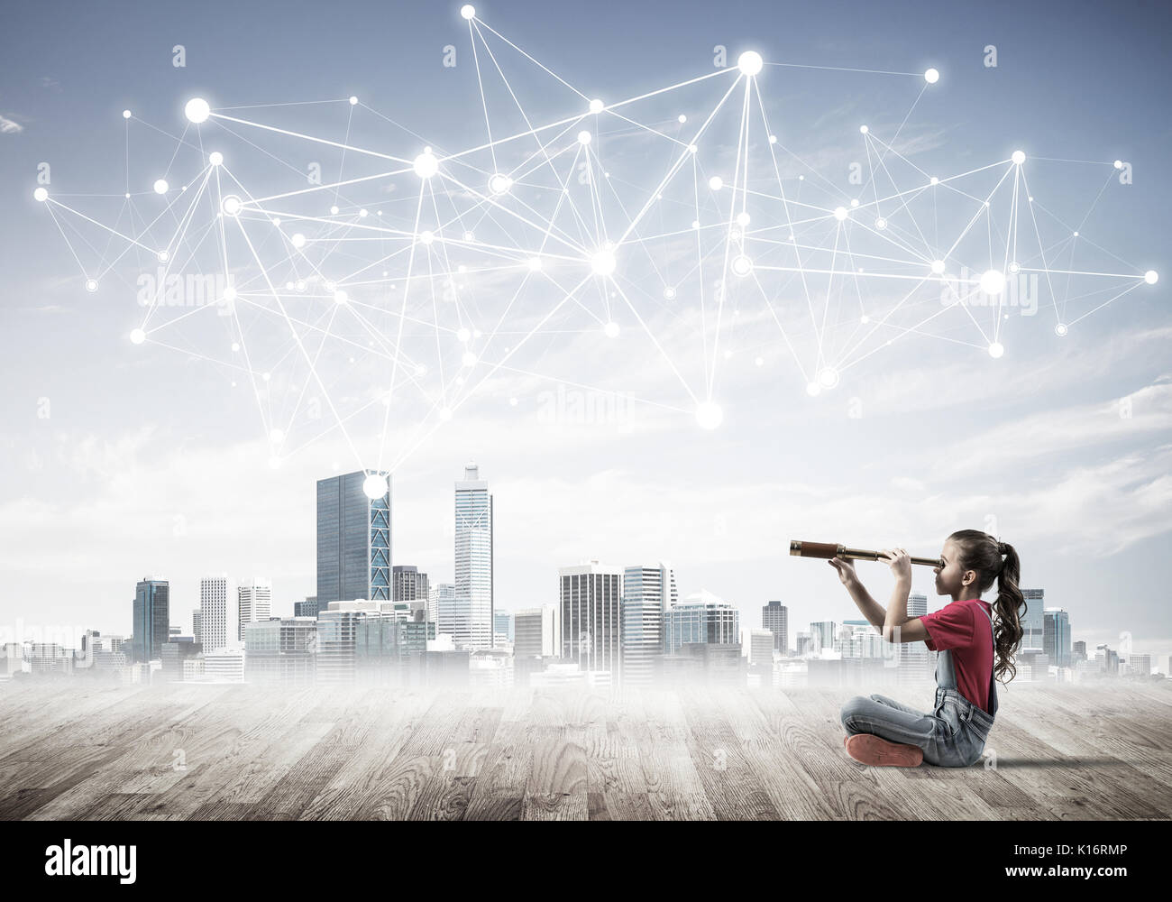 Concept of social wireless connection and internet use for commu Stock ...