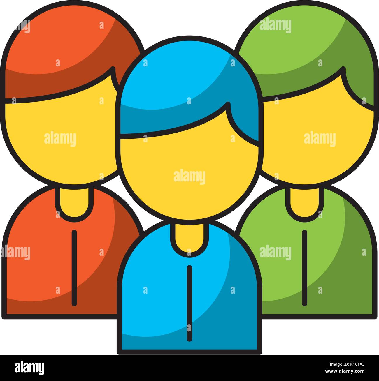 teamwork people avatars icon Stock Vector Image & Art - Alamy