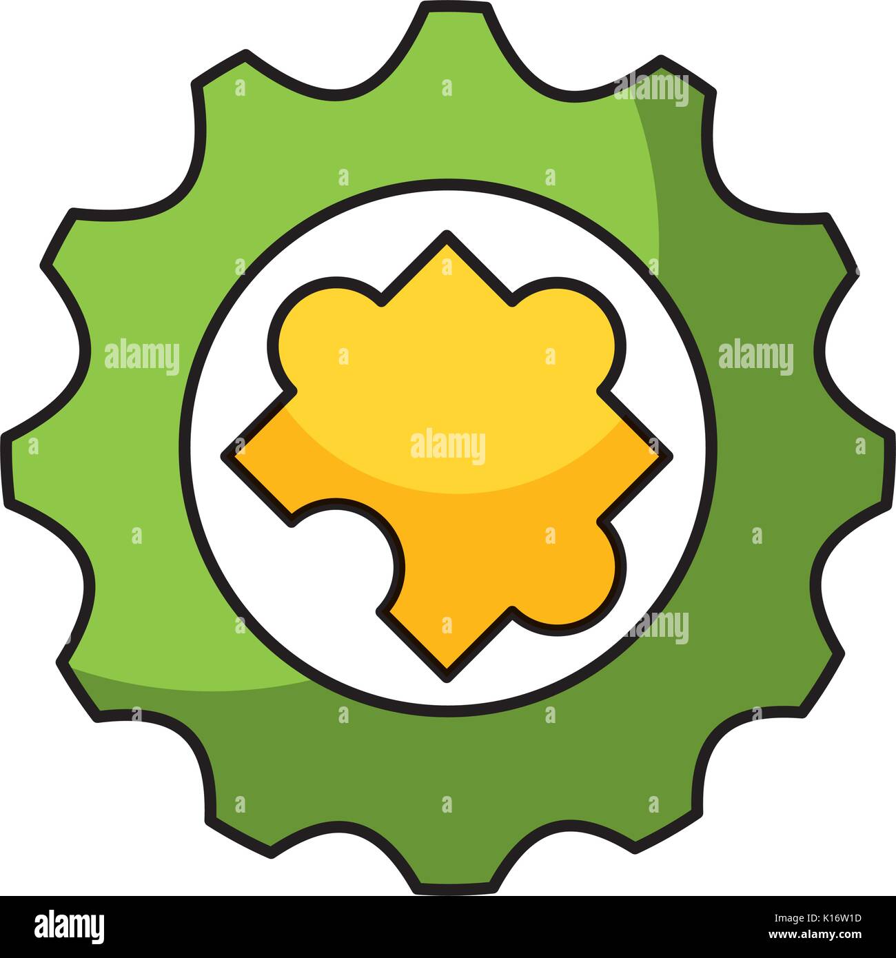 Piece of machine Stock Vector Images - Alamy