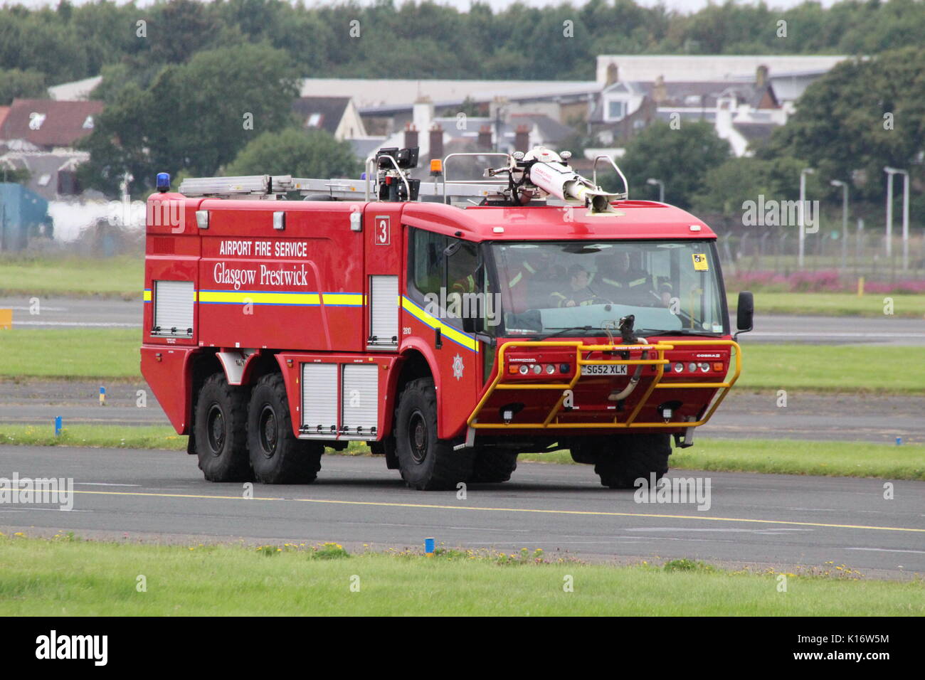 Prestwick airport fire service hi-res stock photography and images - Alamy