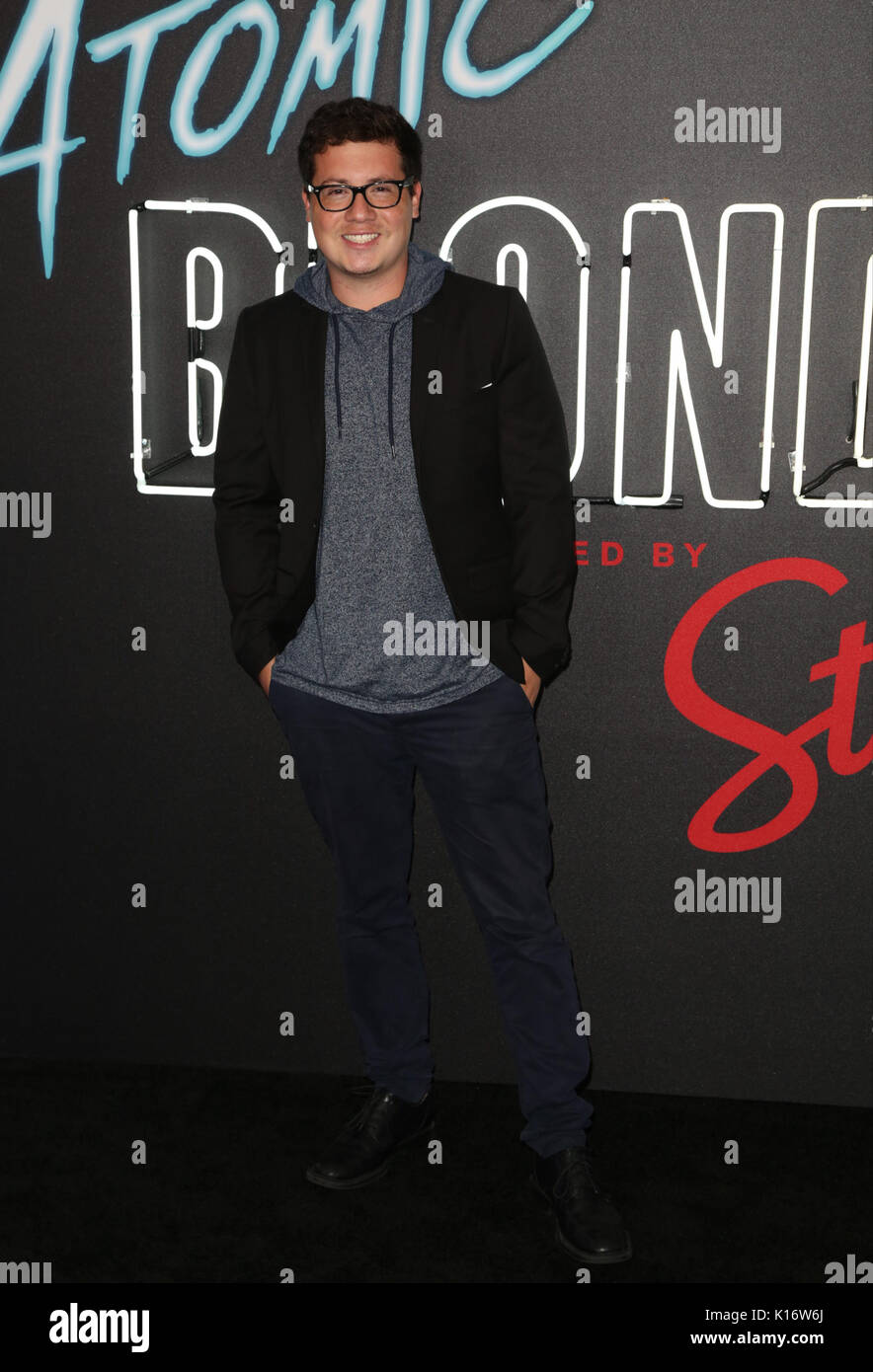 Celebrities attend ATOMIC BLONDE Premiere at The Theatre at Ace Hotel ...