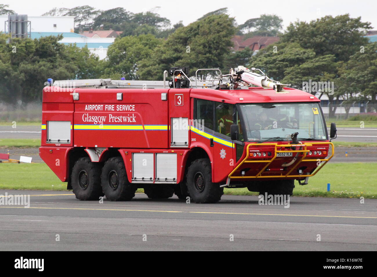 Prestwick airport fire brigade hi-res stock photography and images - Alamy