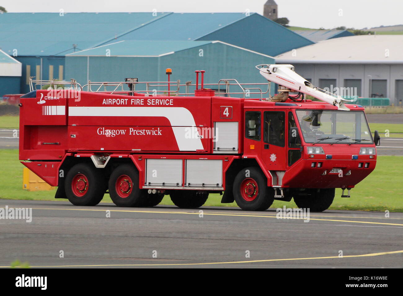L321 ULX, a Carmichael Cobra operated by the Glasgow Prestwick Airport ...
