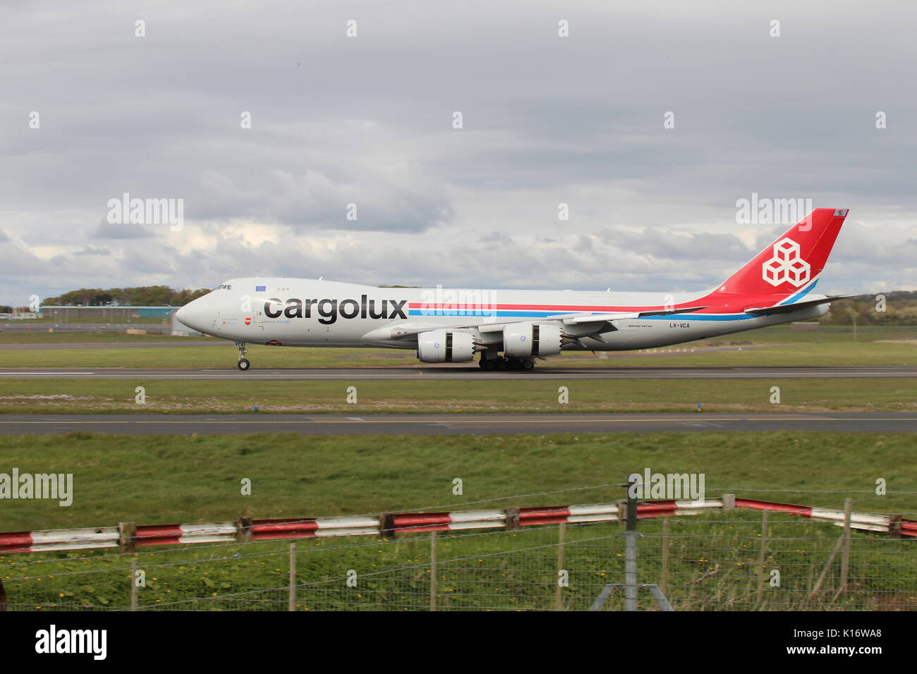 LX-VCA "City of Vianden", a Boeing 747-8R7(F) operated by Cargolux, at ...