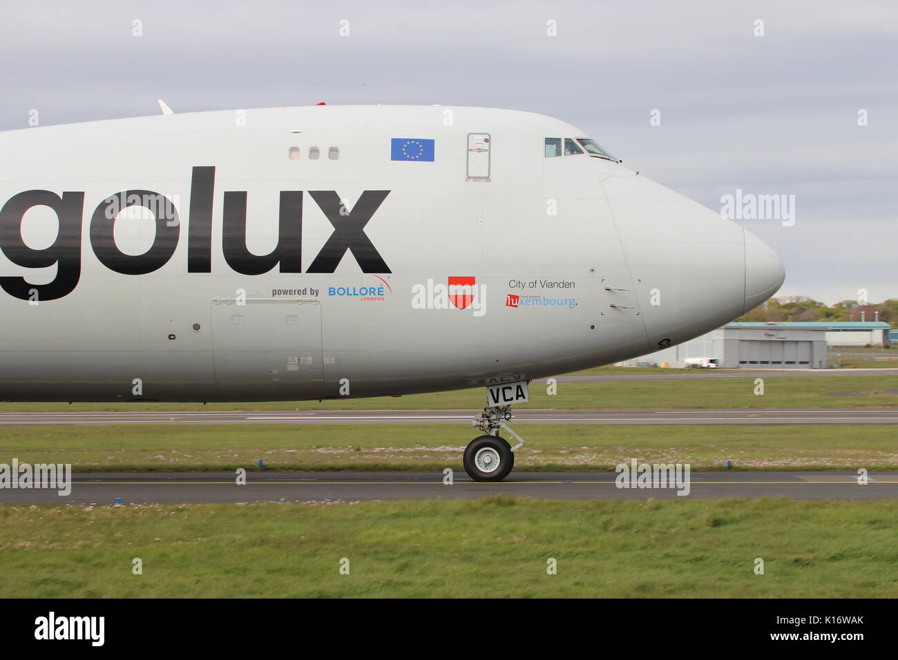 LX-VCA "City of Vianden", a Boeing 747-8R7(F) operated by Cargolux, at ...
