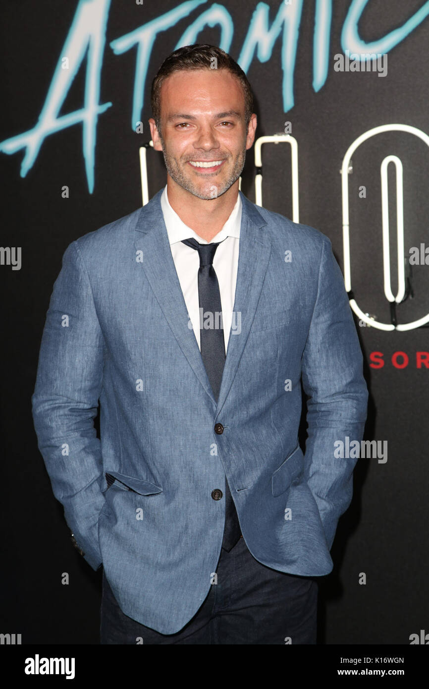 Celebrities attend ATOMIC BLONDE Premiere at The Theatre at Ace Hotel ...