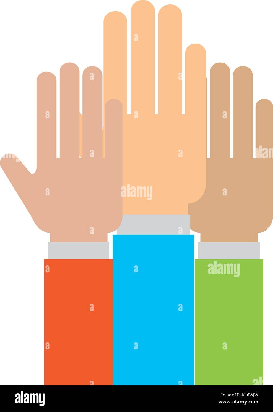 hands human teamwork icon Stock Vector Image & Art - Alamy