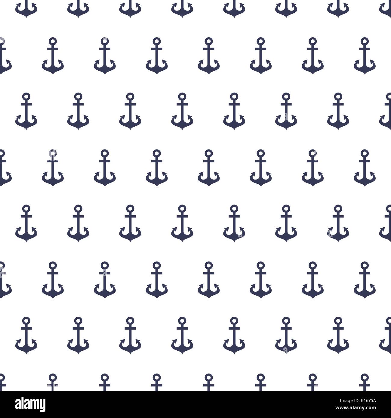 anchor maritime pattern background Stock Vector Image & Art - Alamy