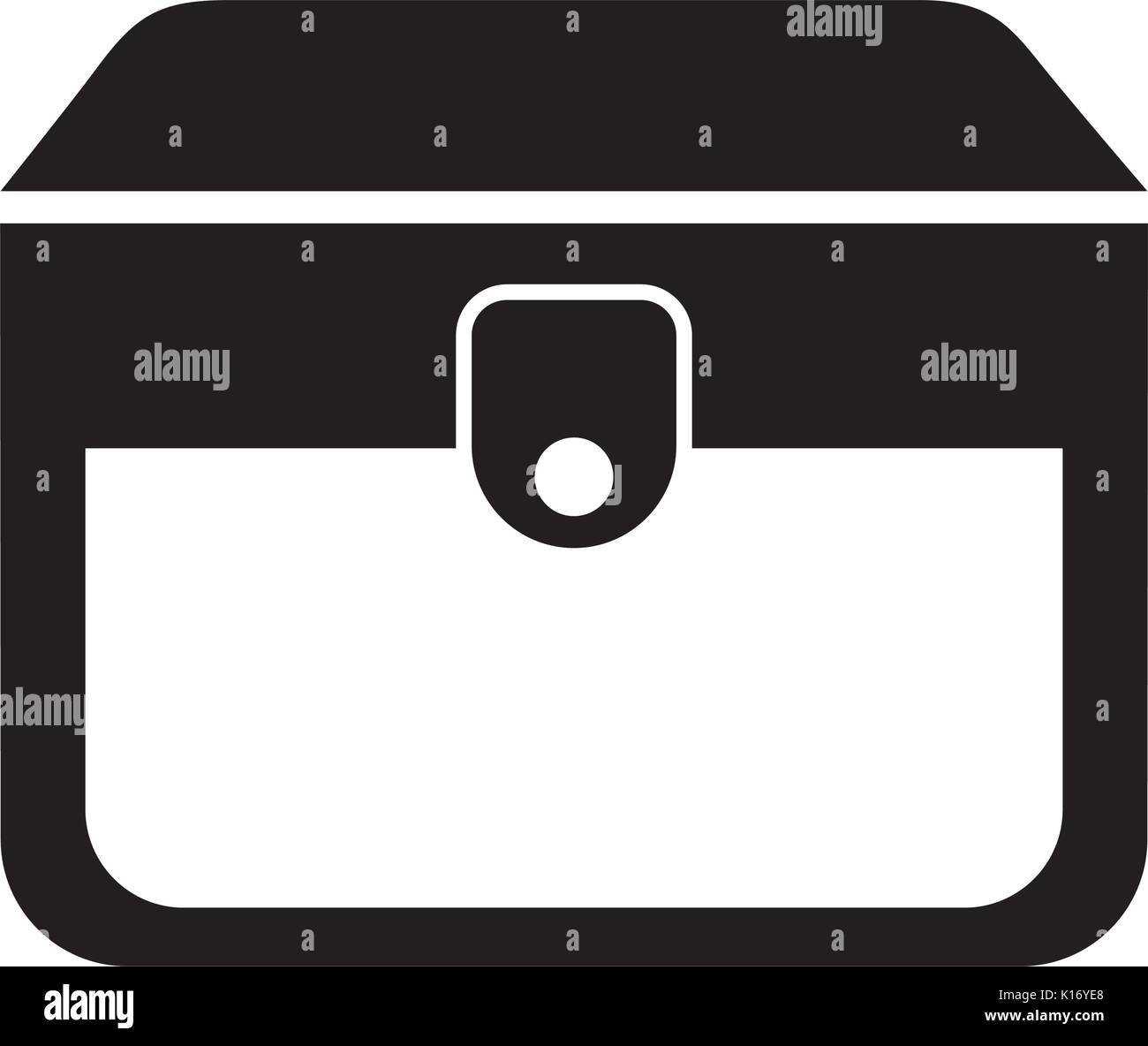 Treasure storage trunk Stock Vector Images - Alamy
