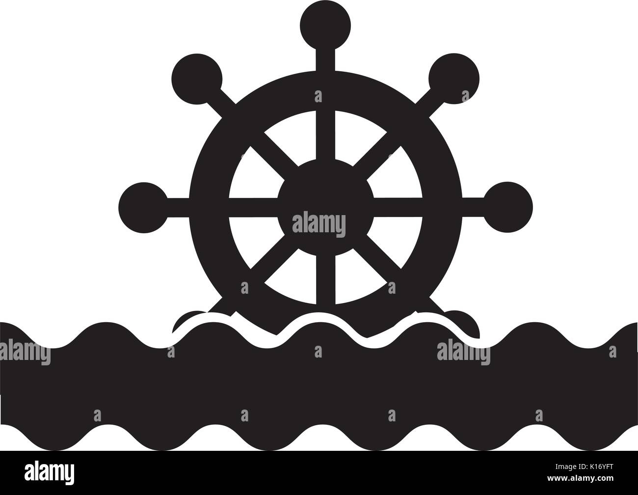 Timon boat isolated icon Stock Vector Images - Alamy