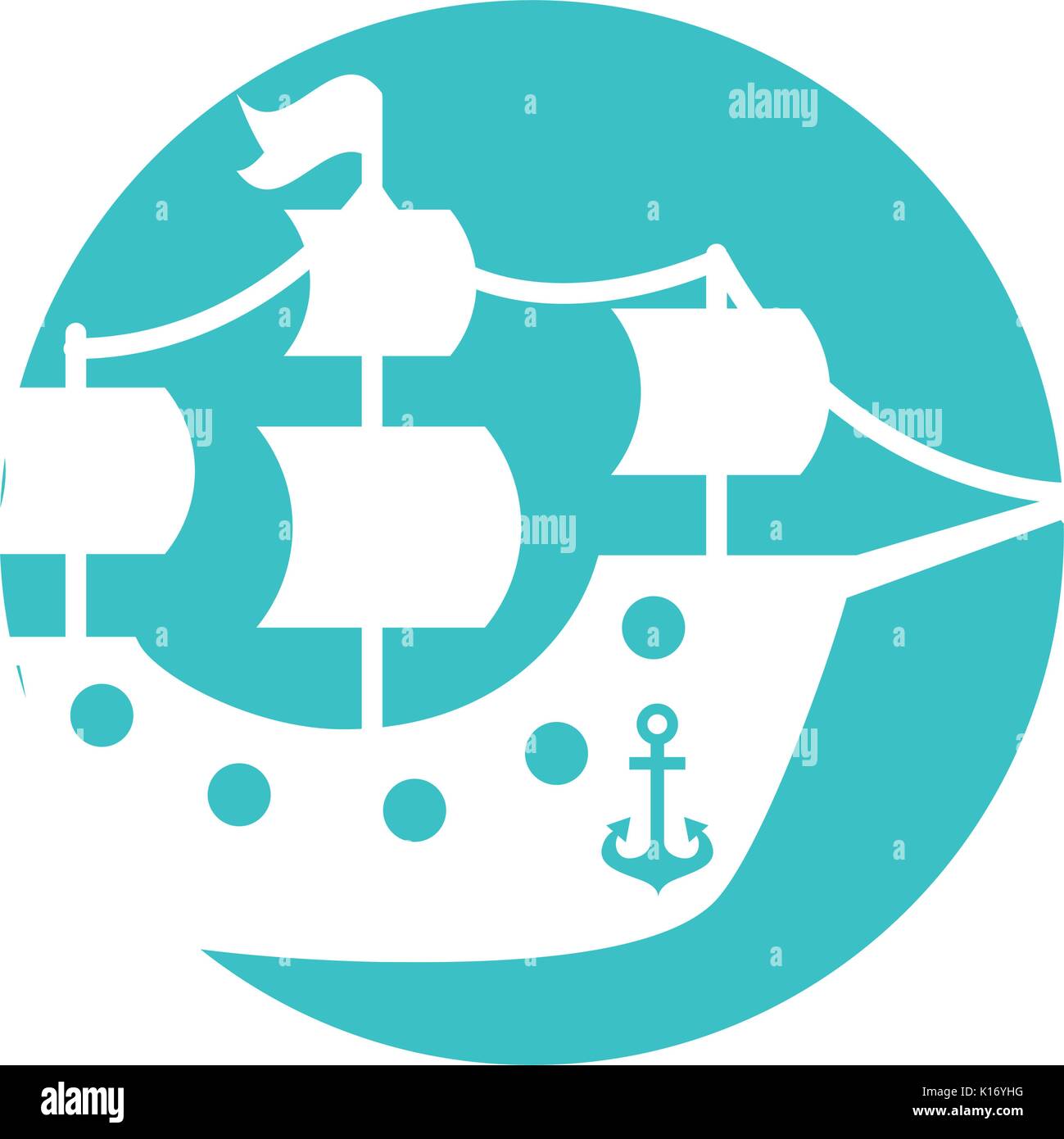 antique sailboat isolated icon Stock Vector Image & Art - Alamy