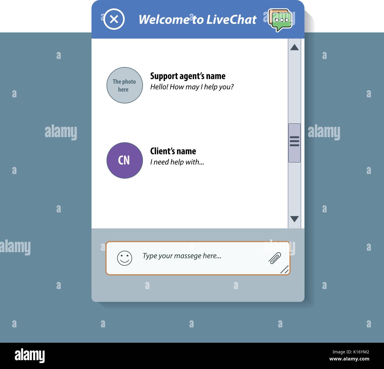 Online Chat Window