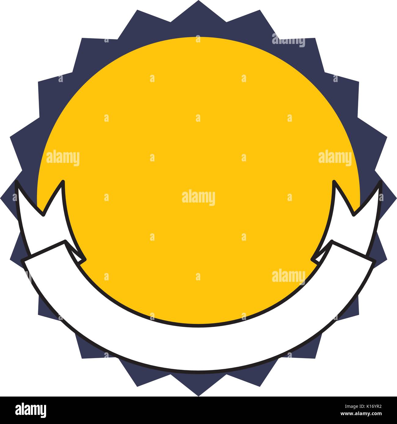 stamp with ribbon icon Stock Vector Image & Art - Alamy