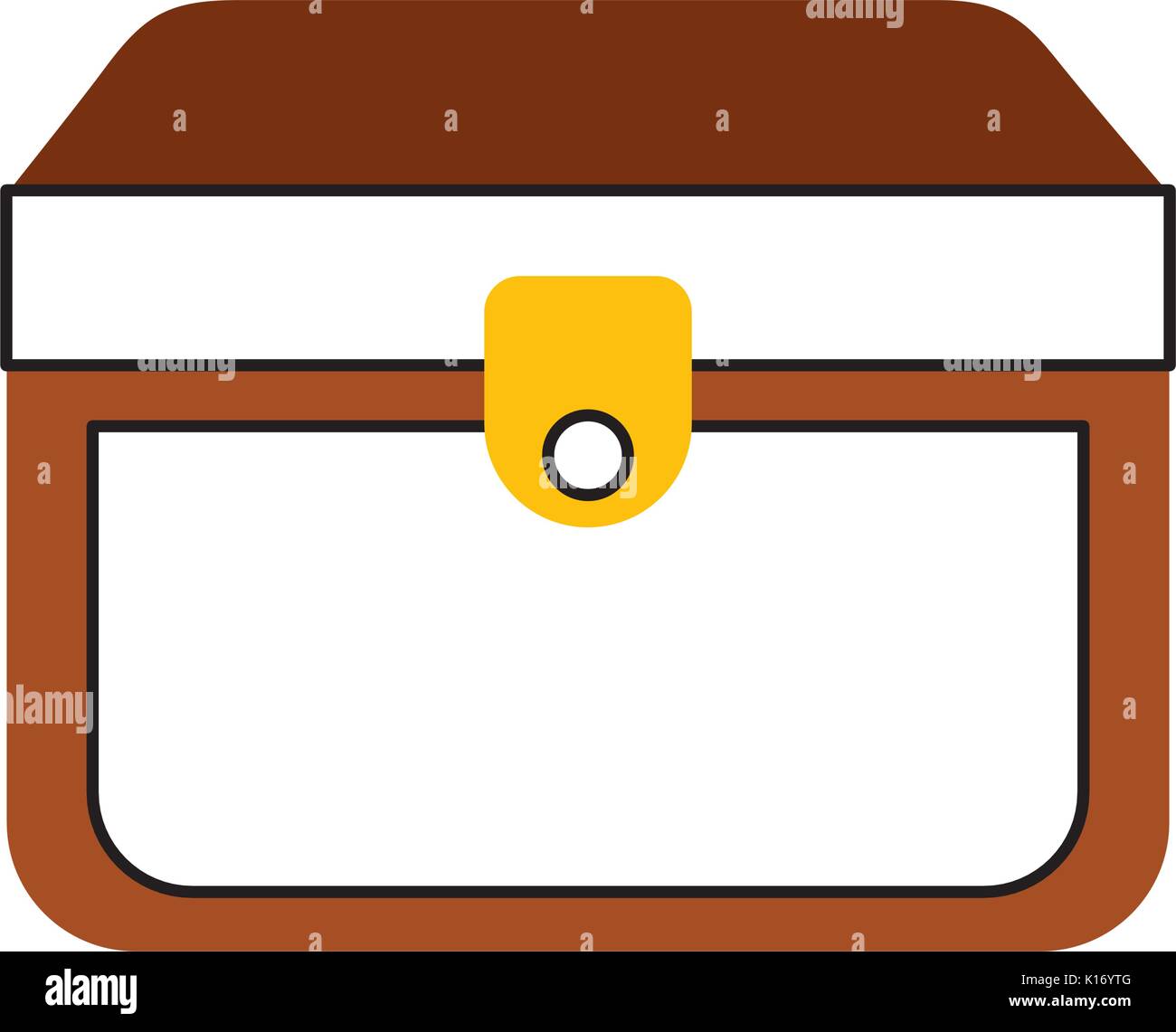 Treasure storage trunk Stock Vector Images - Alamy
