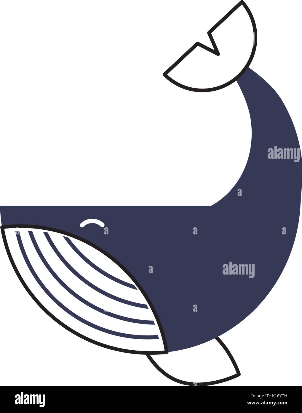 Humpback Whale isolated icon Stock Vector Image & Art - Alamy