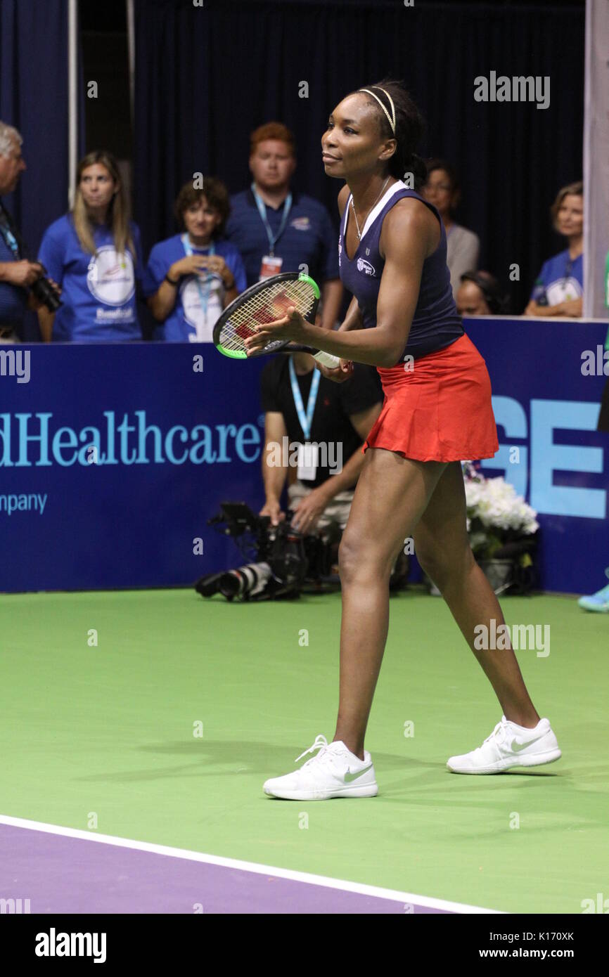 Venus Williams in action for the Washington Kastles against the ...