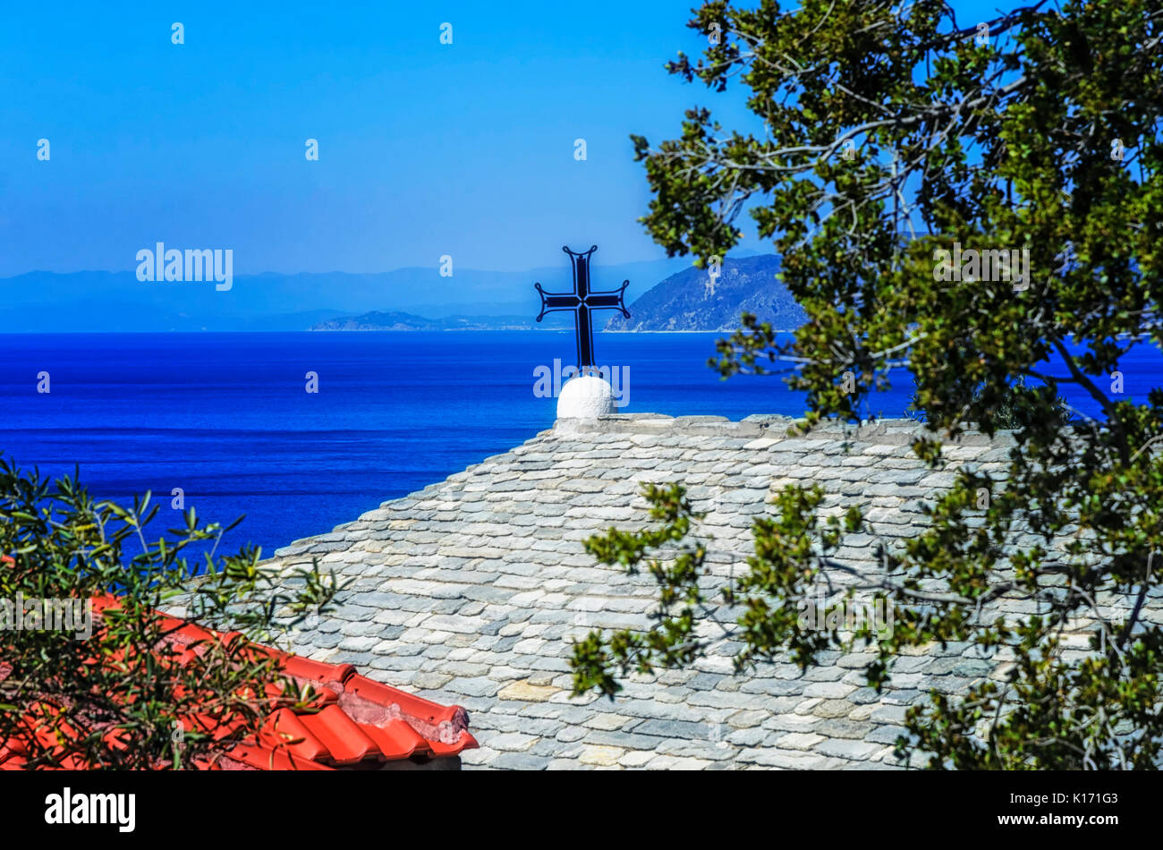 Mount athos monk hi-res stock photography and images - Alamy