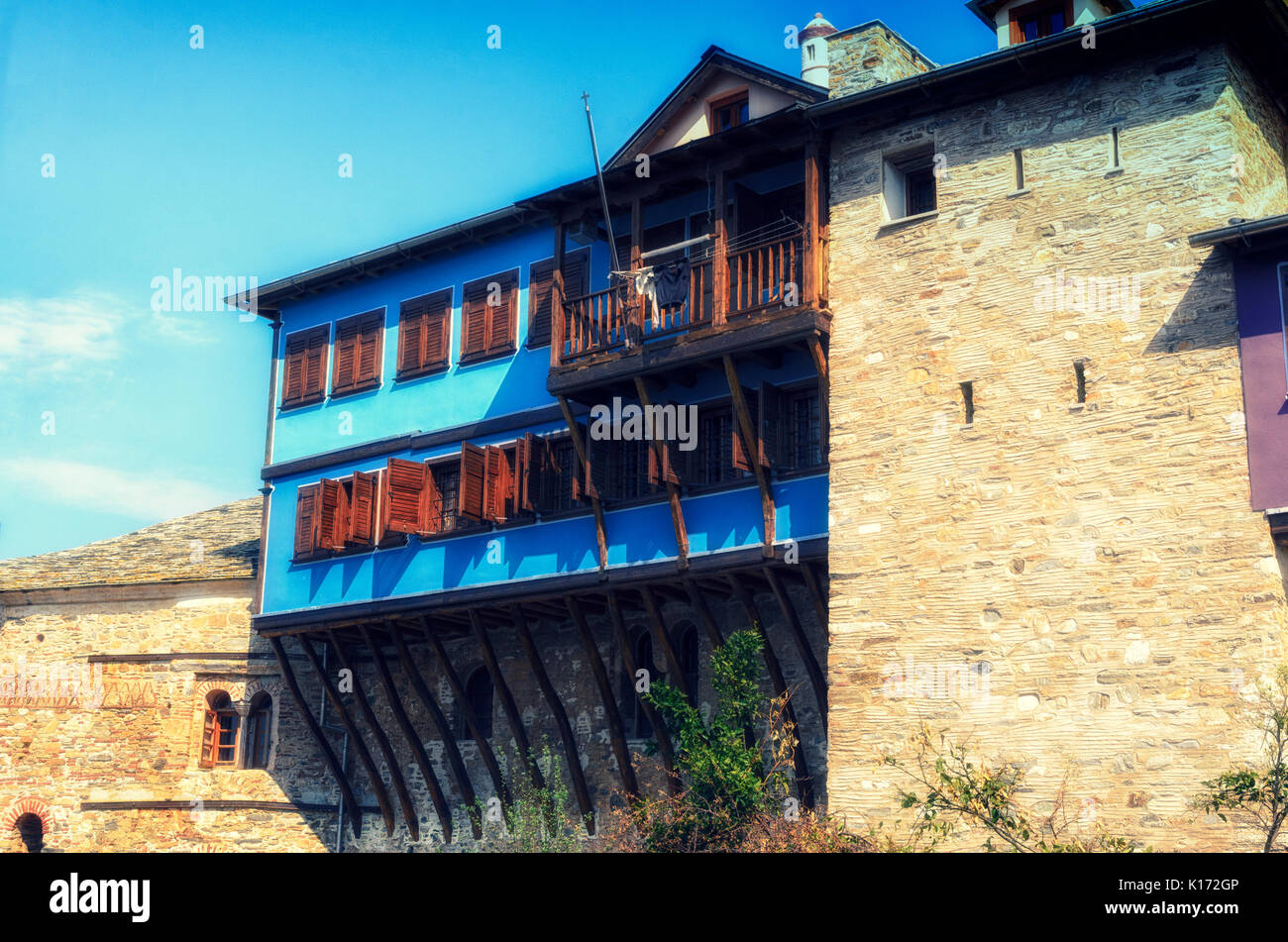 Dochiariou Monastery, Athos Peninsula, Mount Athos, Chalkidiki, Greece ...
