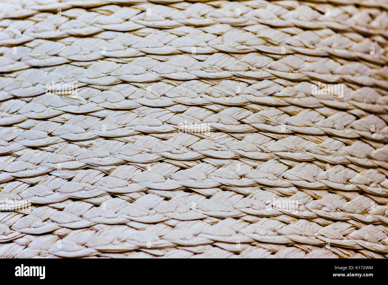 Texture made by the wicker of a hat Stock Photo - Alamy