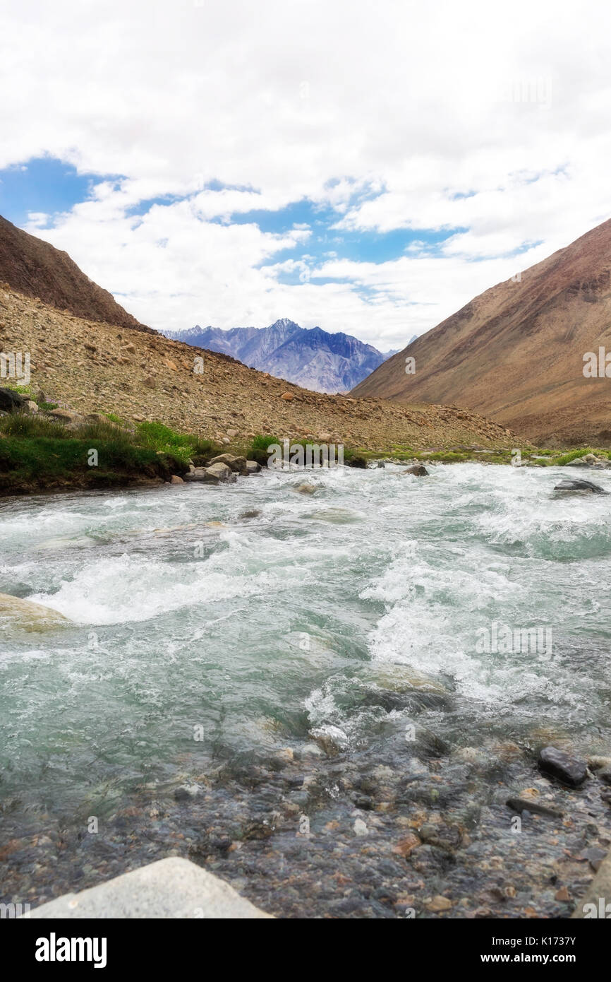Natural landscape in Leh Ladakh, Jammu and Kashmir, India Stock Photo ...