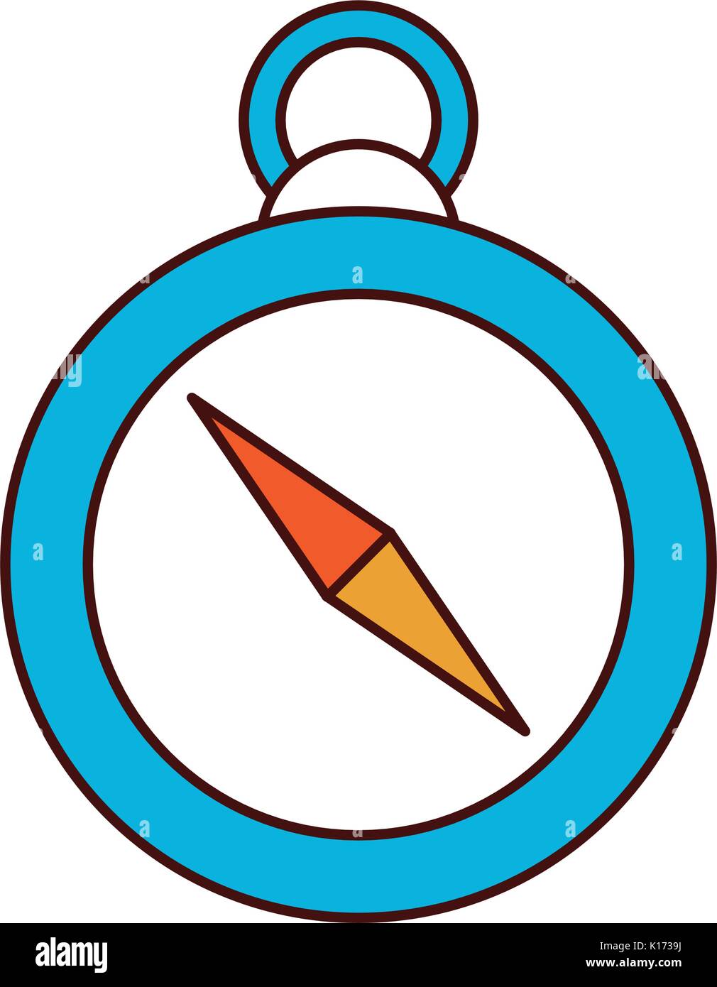 Traditional navigation compass east Stock Vector Images - Alamy