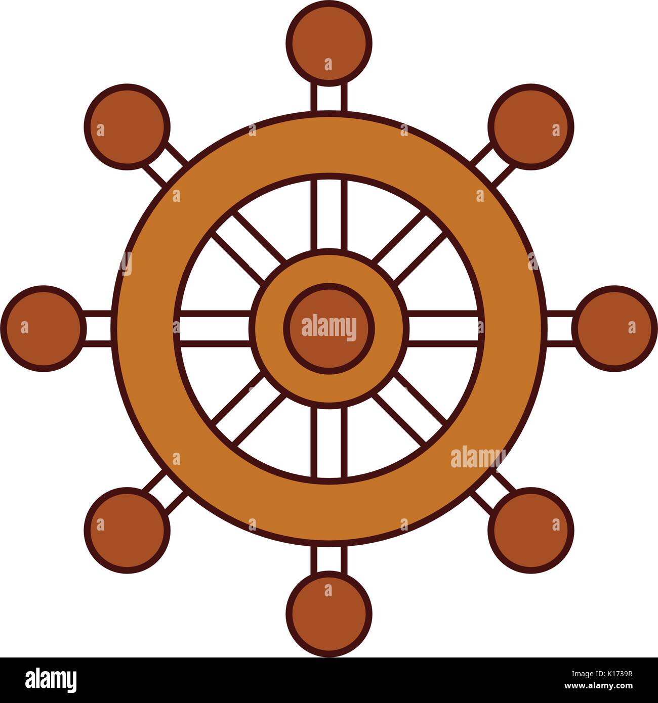Timon boat isolated icon hi-res stock photography and images - Alamy
