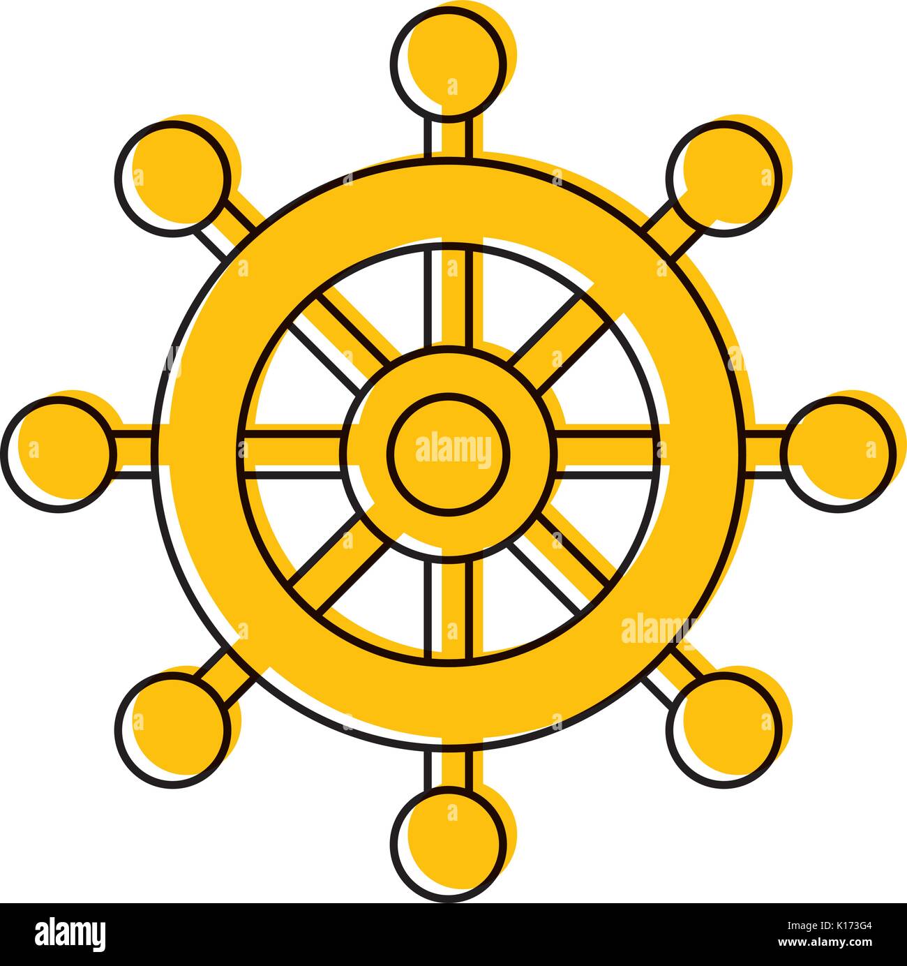 Timon ship marine icon hi-res stock photography and images - Alamy
