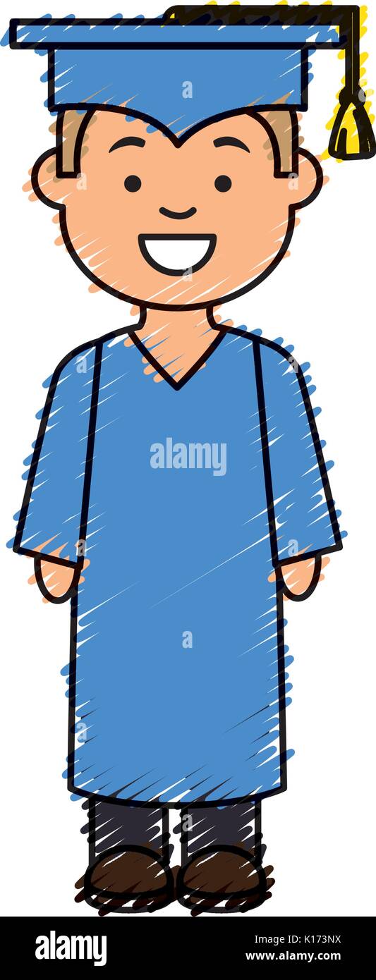 boy graduated avatar character Stock Vector Image & Art - Alamy