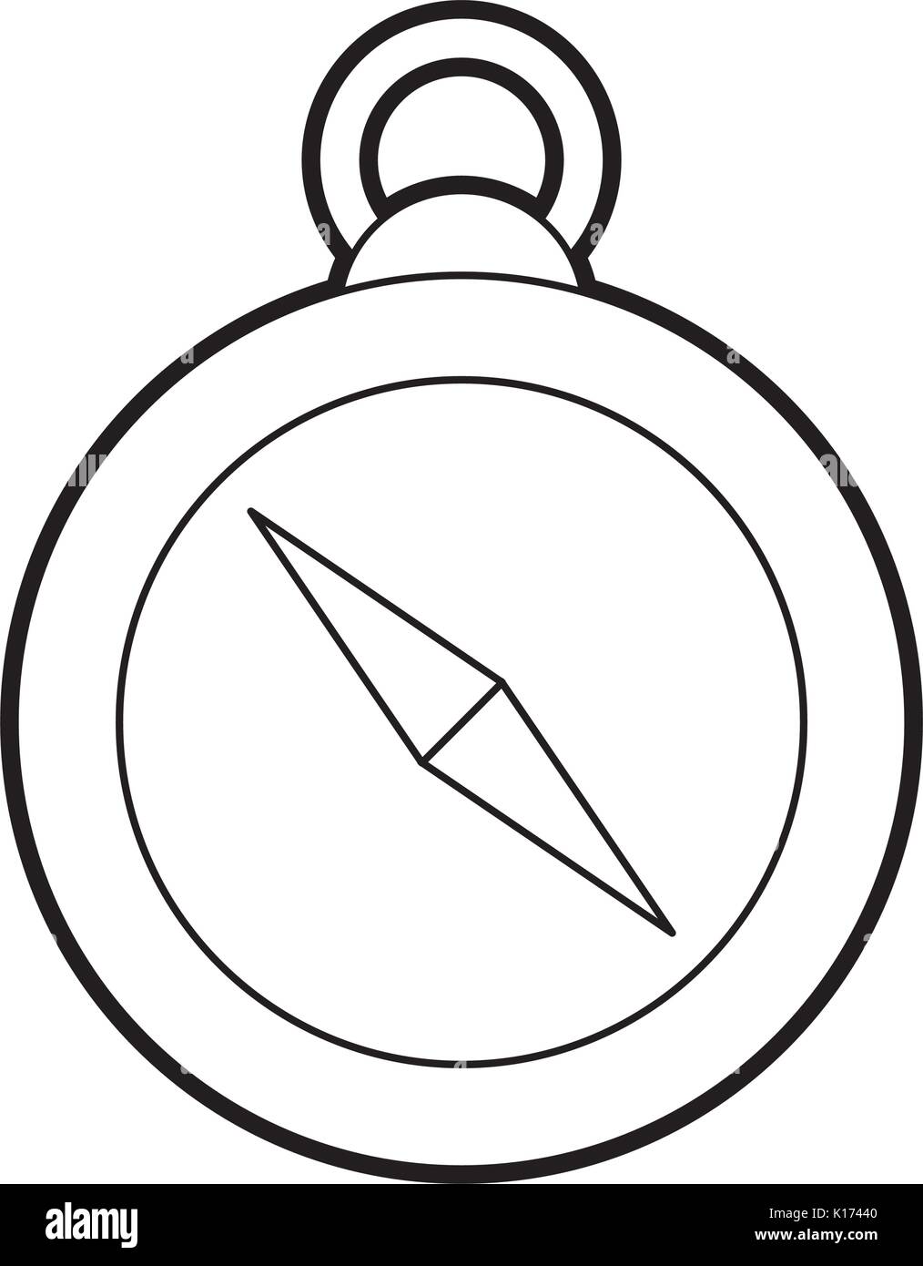 Traditional navigation compass east Stock Vector Images - Alamy