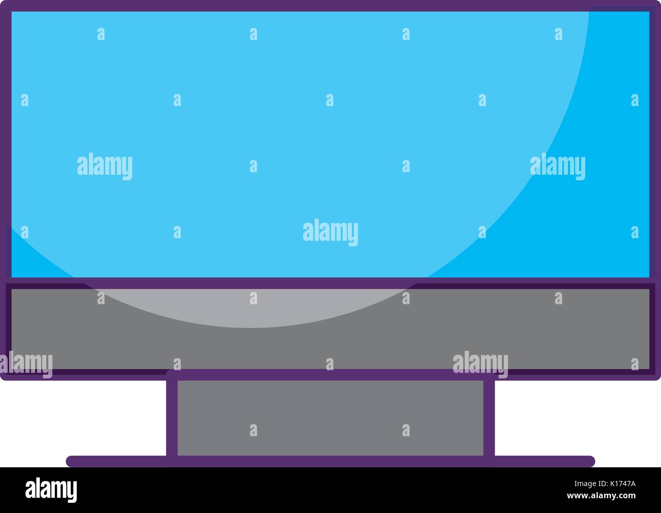 monitor computer isolated icon Stock Vector Image & Art - Alamy
