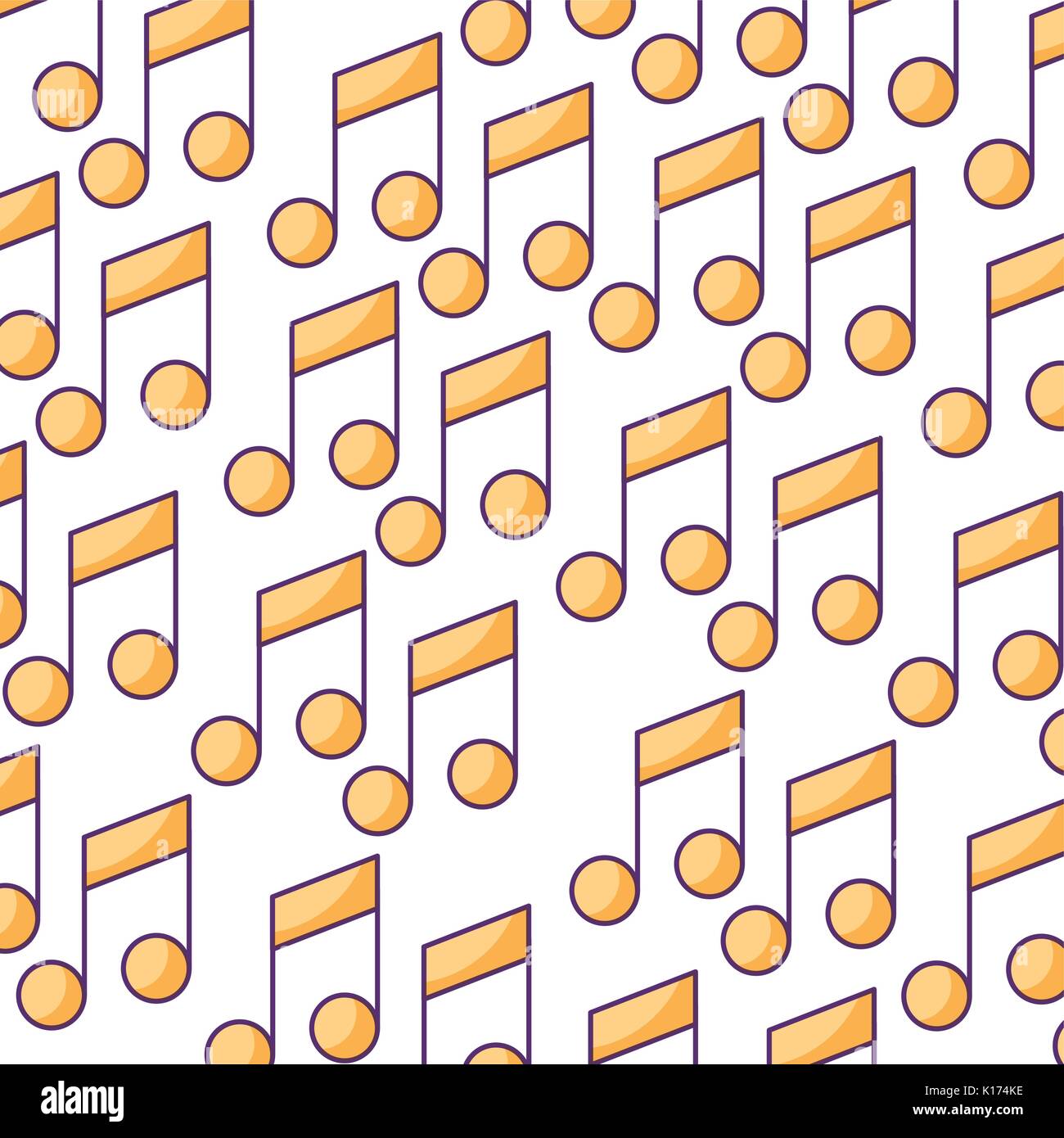 music note pattern background Stock Vector Image & Art - Alamy