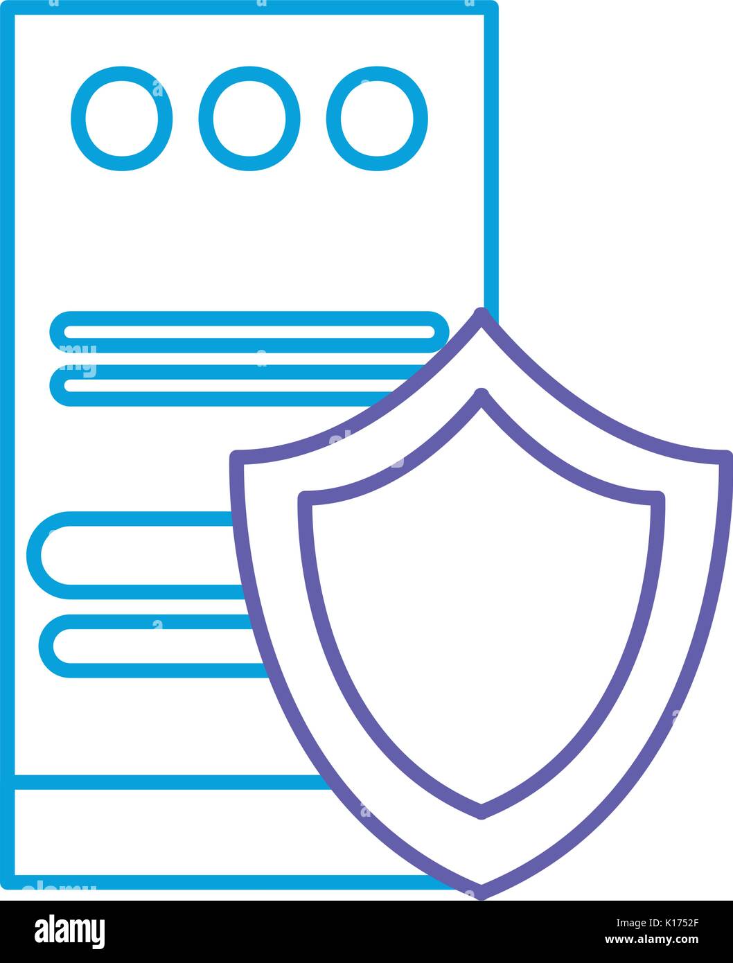 computer tower with shield Stock Vector Image & Art - Alamy