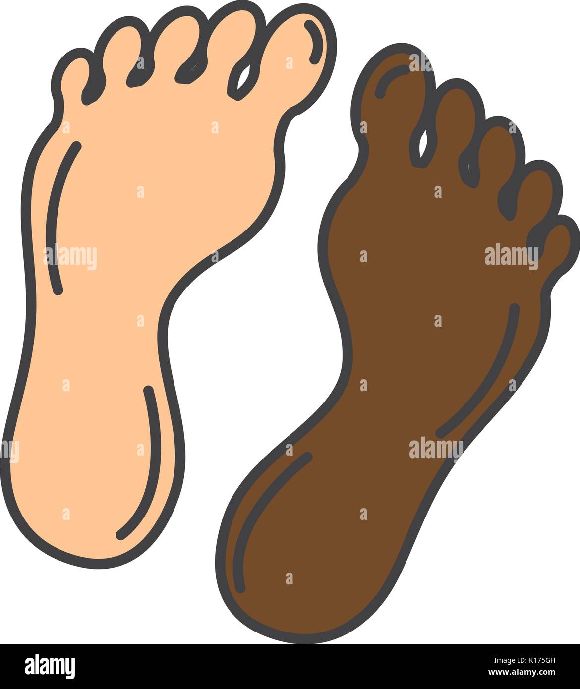 Foot plants isolated icon Stock Vector Image & Art - Alamy