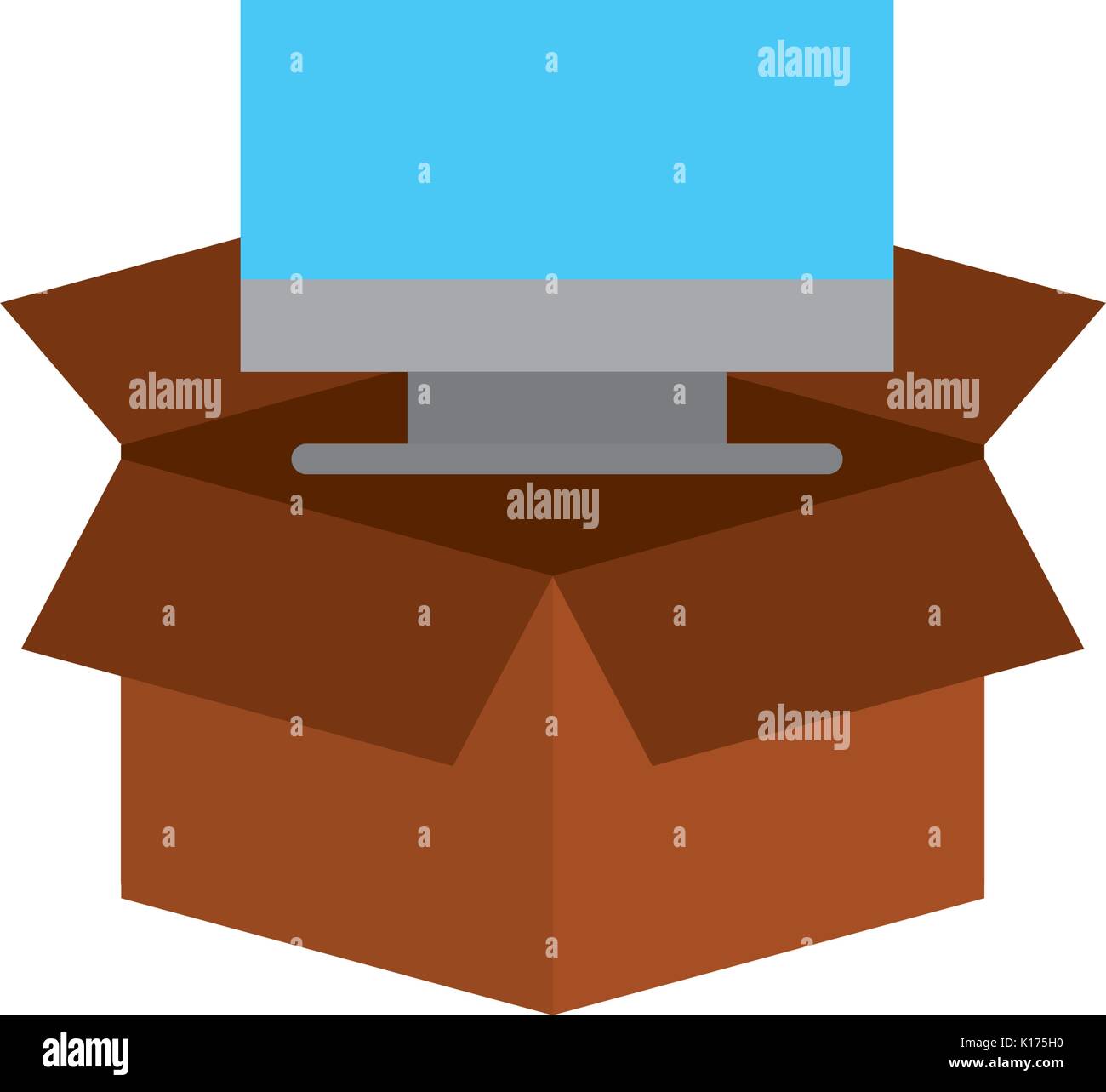 Silver carton Stock Vector Images - Alamy