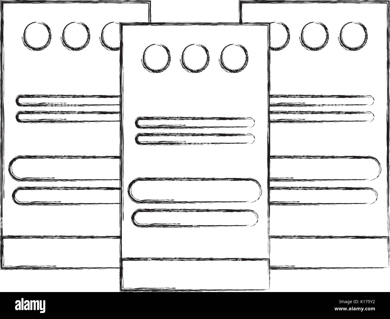 computer towers network icon Stock Vector Image & Art - Alamy