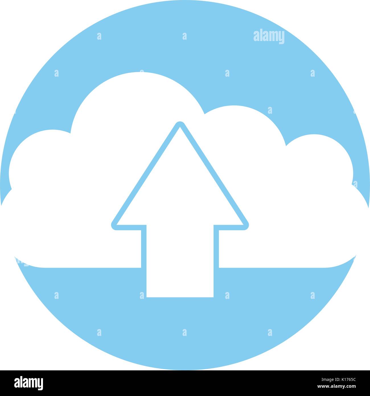 cloud computing with arrows Stock Vector Image & Art - Alamy