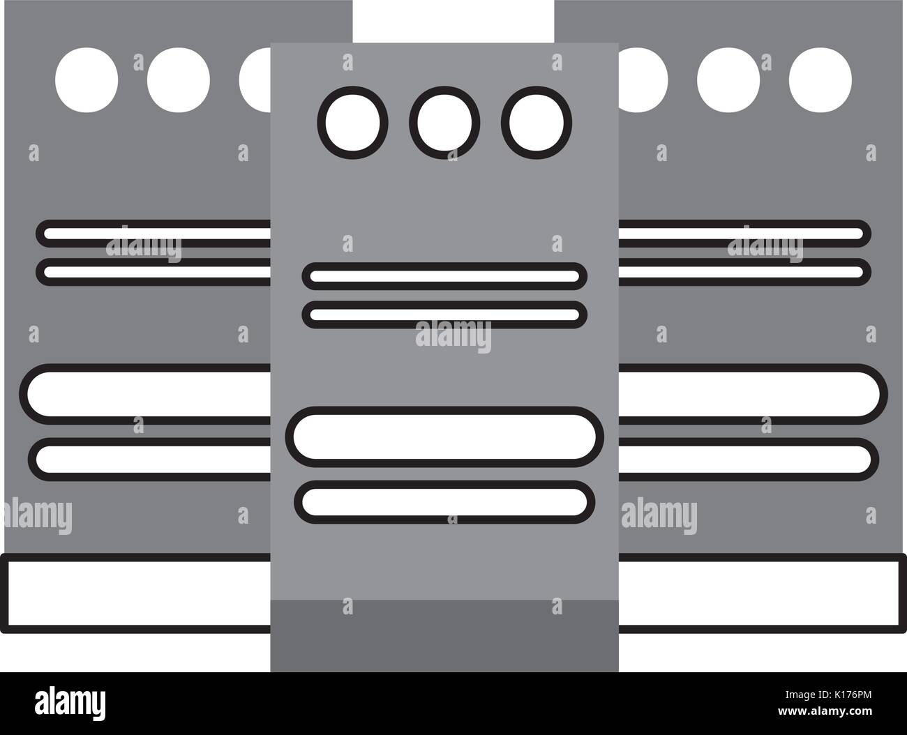 computer towers network icon Stock Vector Image & Art - Alamy