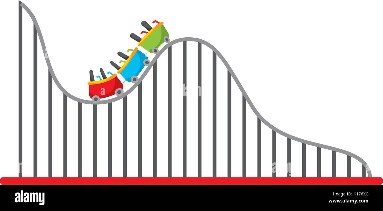 Roller Coaster Ride Icon Icon High Resolution Stock Photography and ...