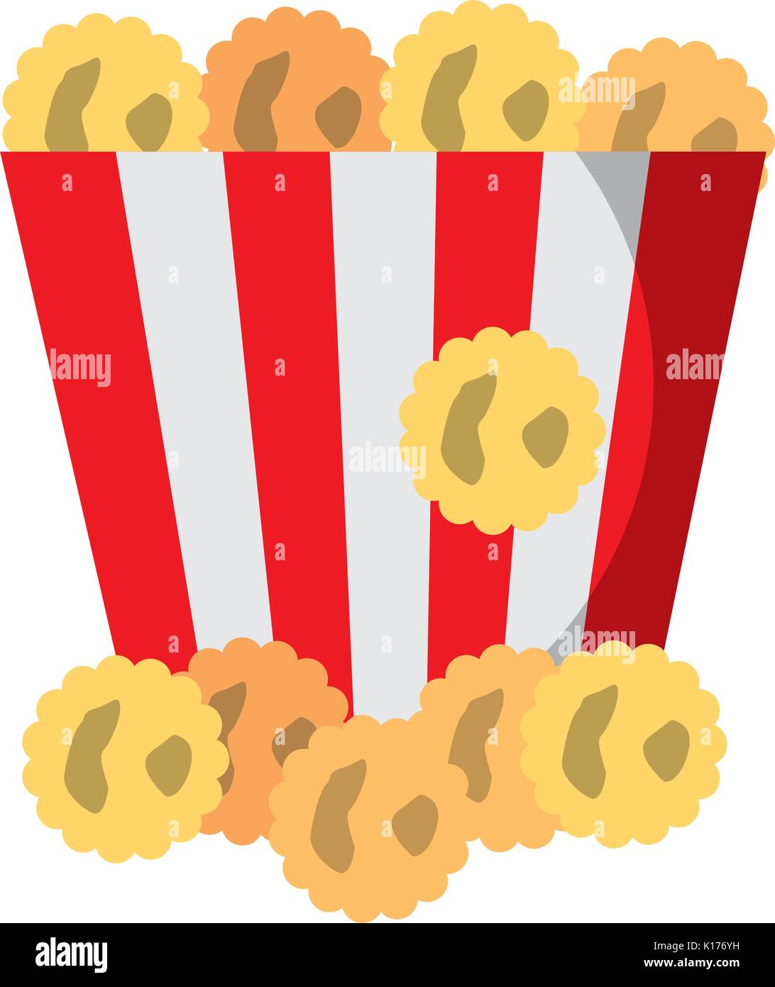 delicious pop corn icon Stock Vector Image & Art - Alamy