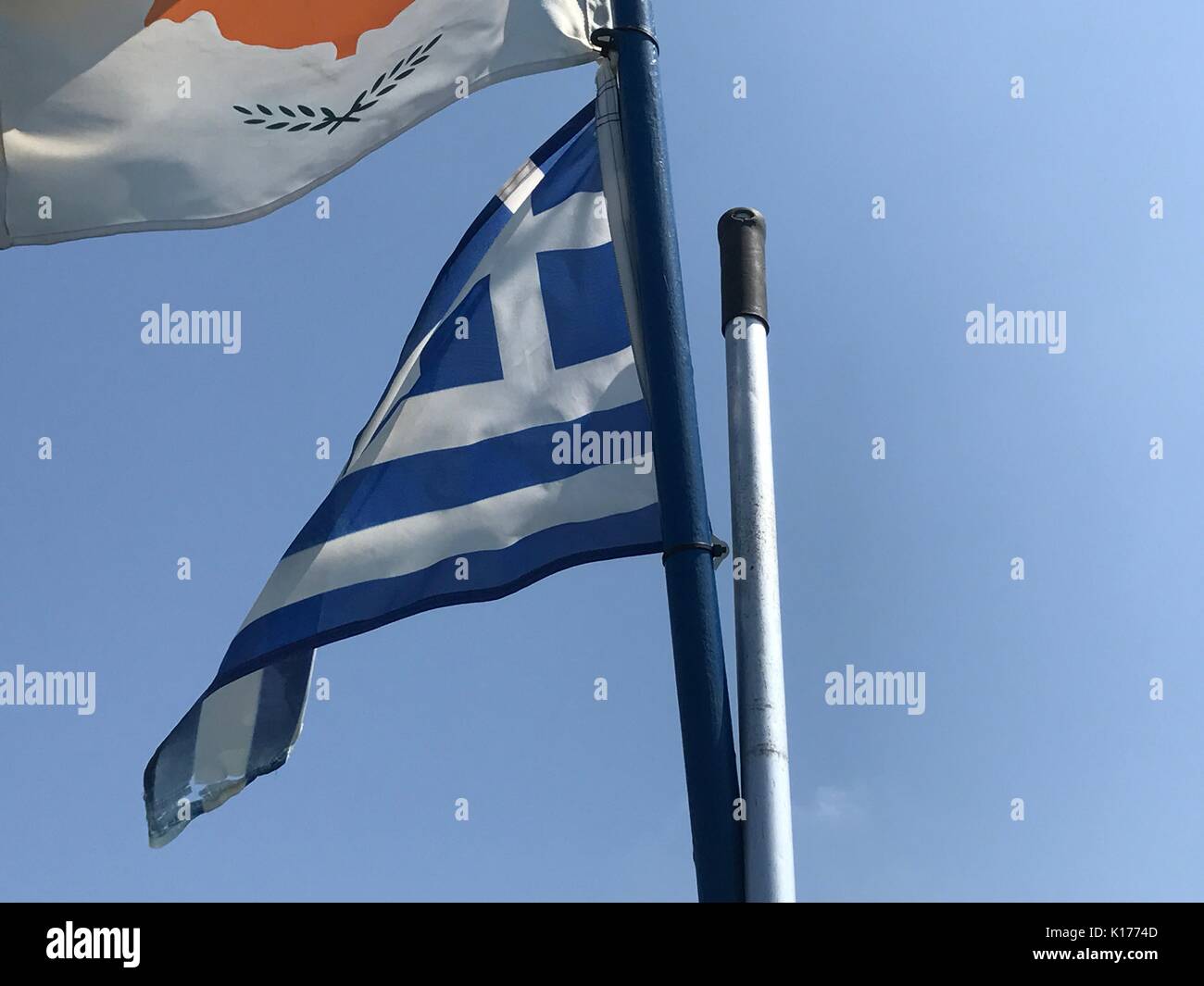 Greek cypriot flag cyprus hi-res stock photography and images - Alamy