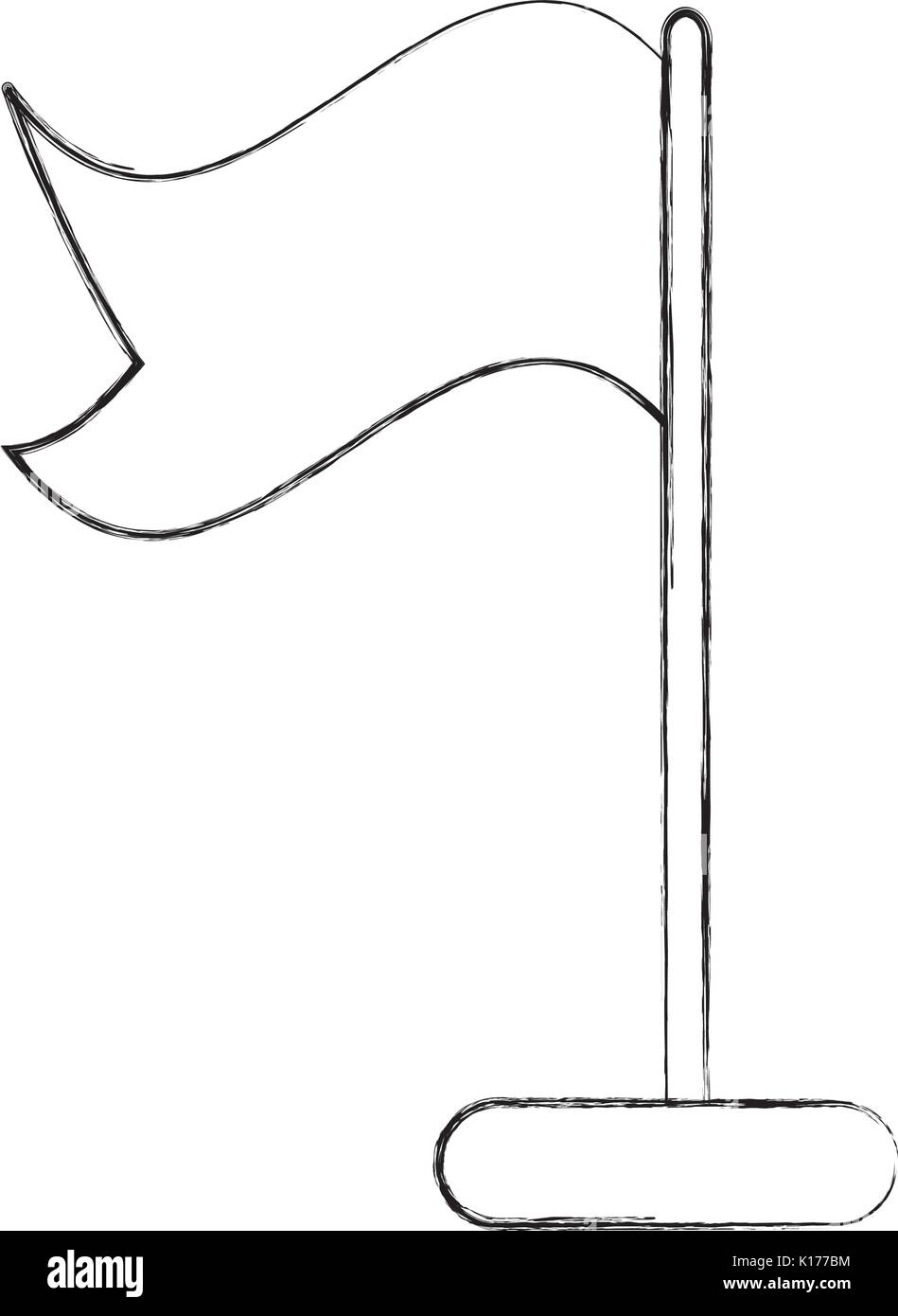 flag location isolated icon Stock Vector Image & Art - Alamy