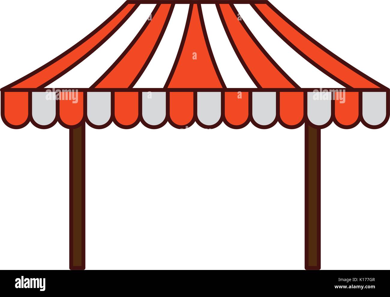 carnival fast food cart Stock Vector Image & Art - Alamy