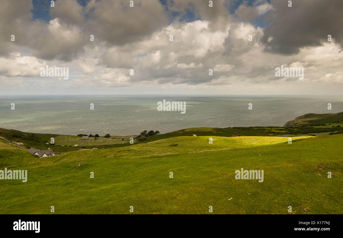 Great Orme, Wales,The North Wales peninsula of the Great Orme headland ...