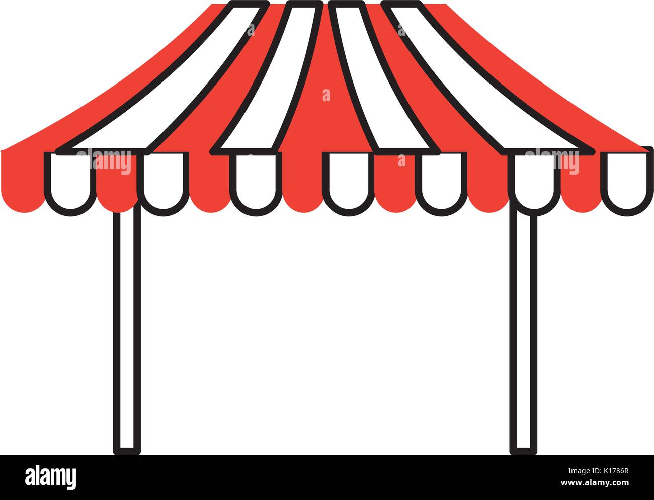 carnival fast food cart Stock Vector Image & Art - Alamy