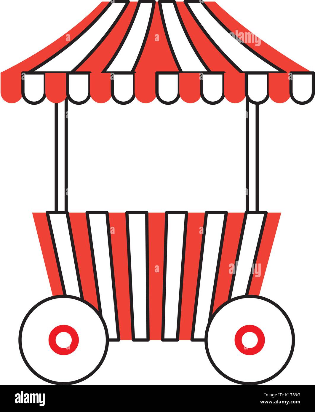 carnival fast food cart with wheels Stock Vector Image & Art - Alamy