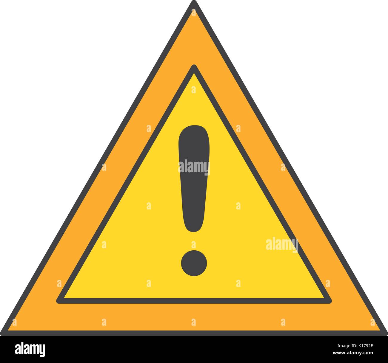 alert sign isolated icon Stock Vector Image & Art - Alamy